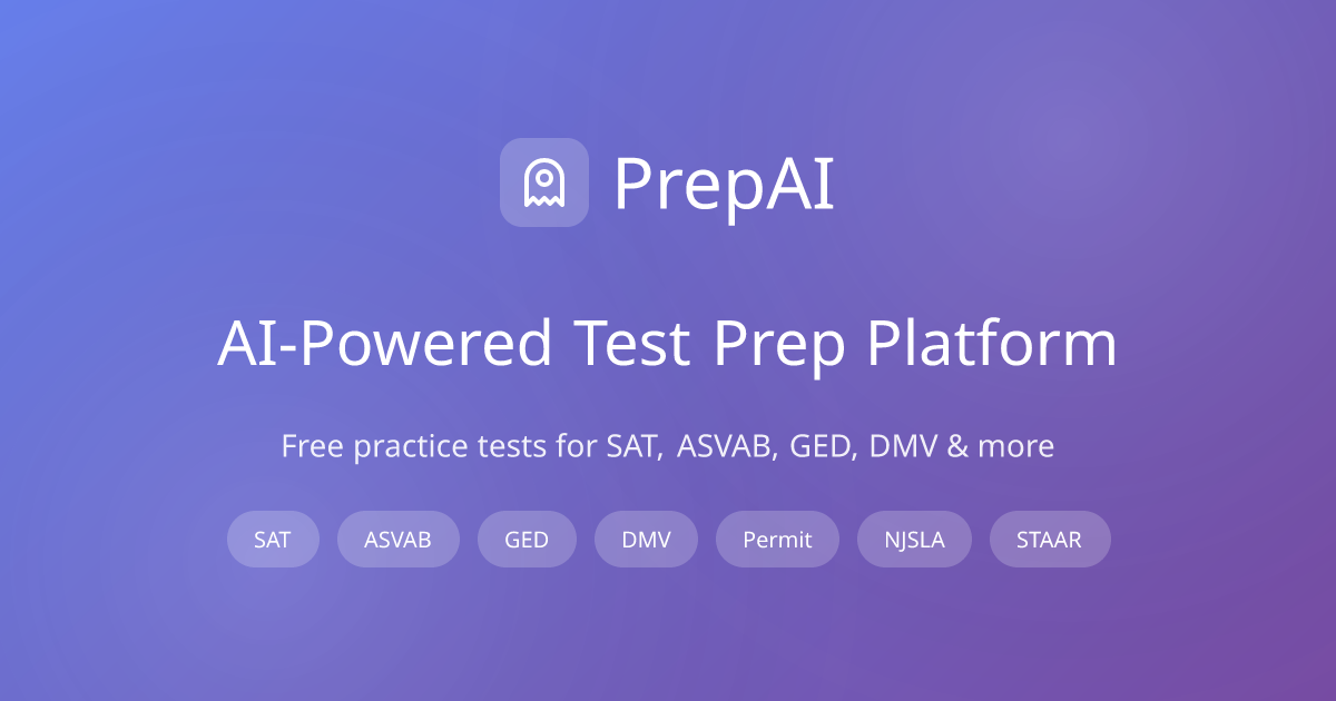 PrepAI - AI-Powered Test Prep Platform